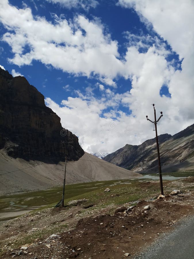 Srinagar Ladakh Road Near Drass Stock Photo - Image of srinagar, road ...