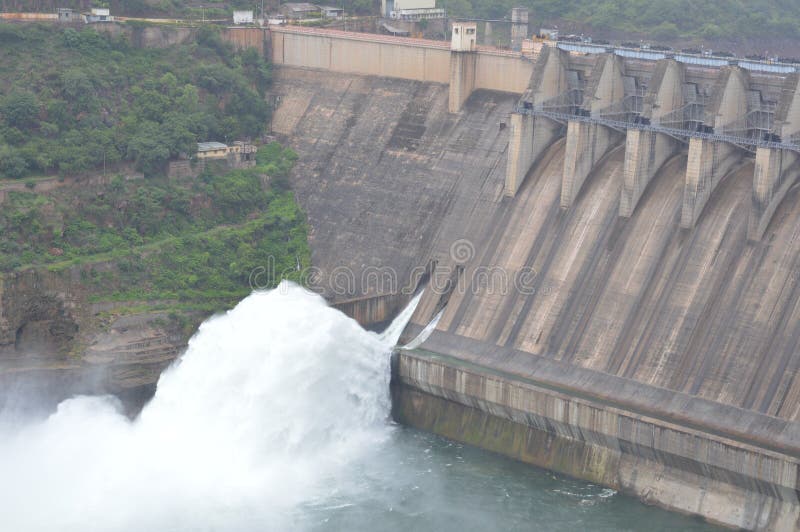 Srisailam Dam, Andhra Pradesh, India Stock Image - Image of devi ...