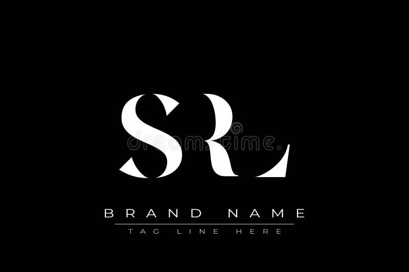 SRL Abstract Letter Logo Design Stock Vector - Illustration of badge ...