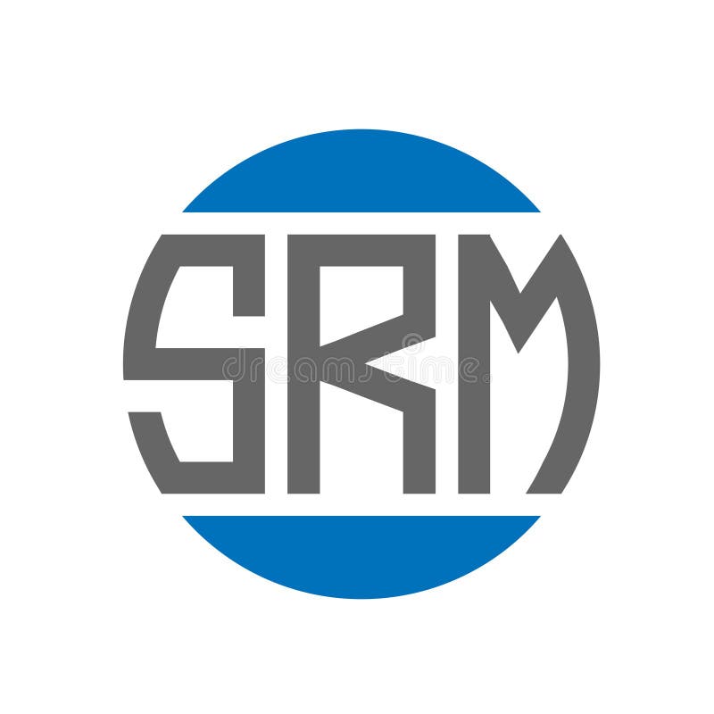SRM Letter Logo Design on White Background. SRM Creative Initials ...