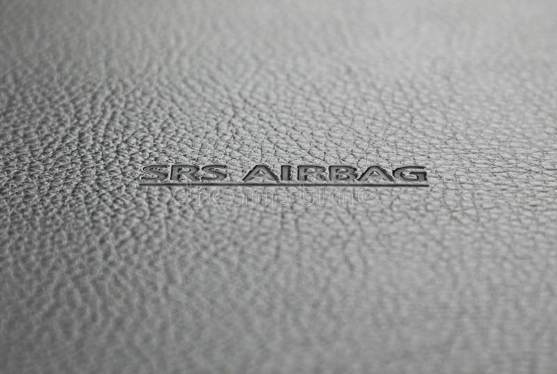 SRS Airbag sign stock photo. Image of insurance, crash - 14298588