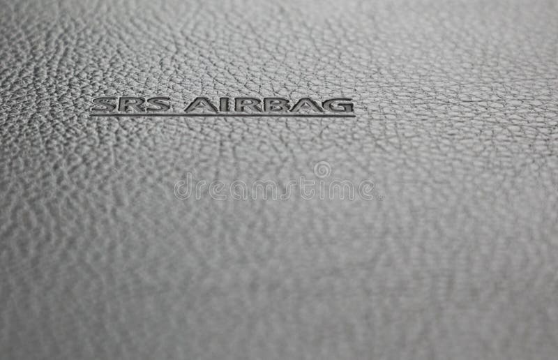 SRS Airbag sign stock photo. Image of engraved, accident - 22610388