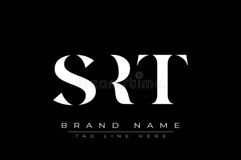 SRT Abstract Letter Logo Design Stock Vector - Illustration of logo ...