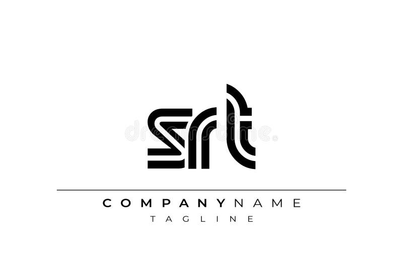 SRT Creative Unique Modern Letter Logo Design Stock Vector ...