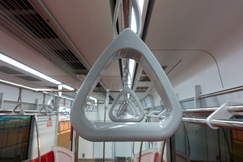 SRT Dark Red Line Bangkok THAILAND-January 07 2022: the Interior of the ...