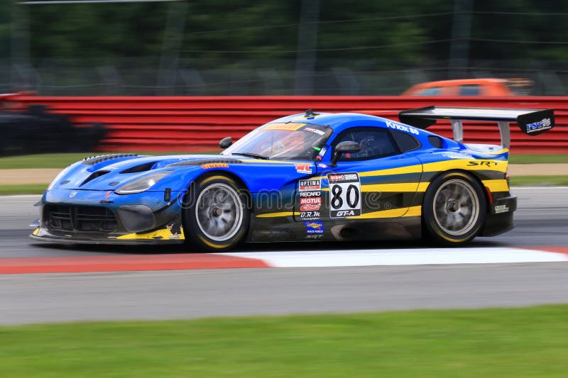 SRT Dodge Viper on Race Track Editorial Photography - Image of ...
