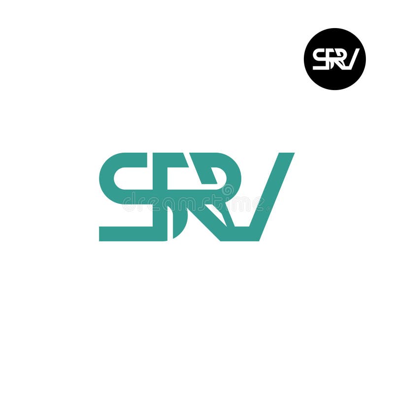 SRV Logo Letter Monogram Design Stock Vector - Illustration of company ...