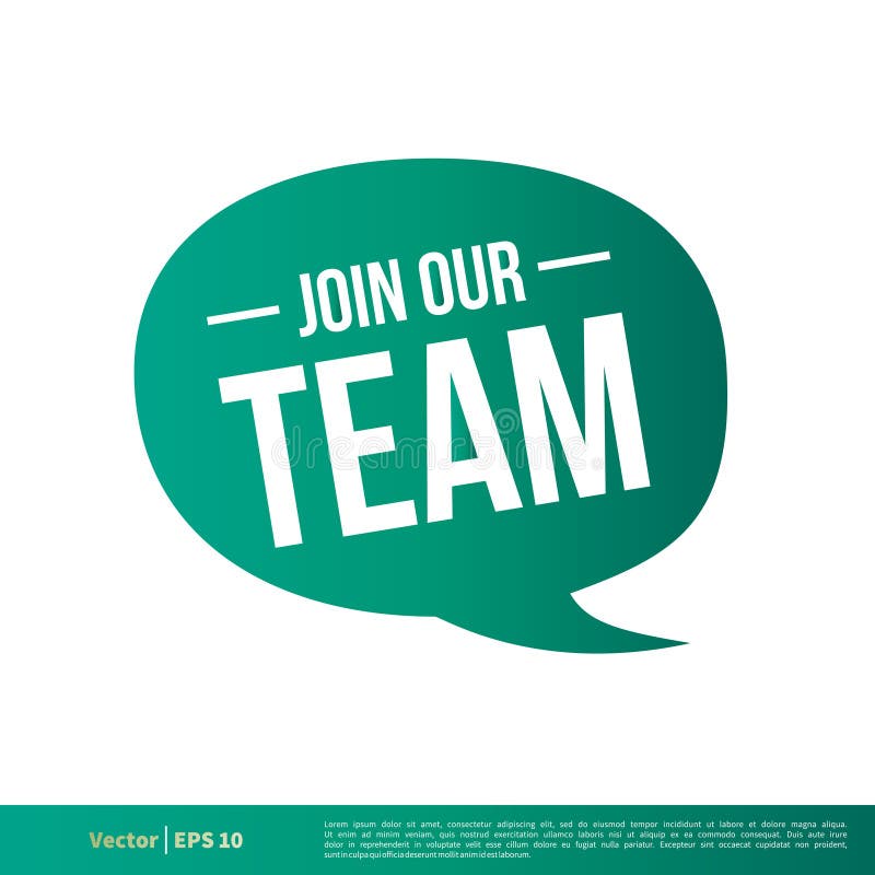 Join Our Team Banner Vector Template Illustration Design. Vector EPS 10 ...