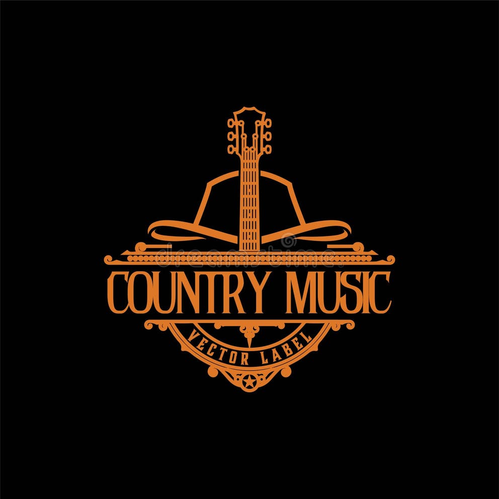 Retro Country Music Logo Stock Illustrations – 867 Retro Country Music ...