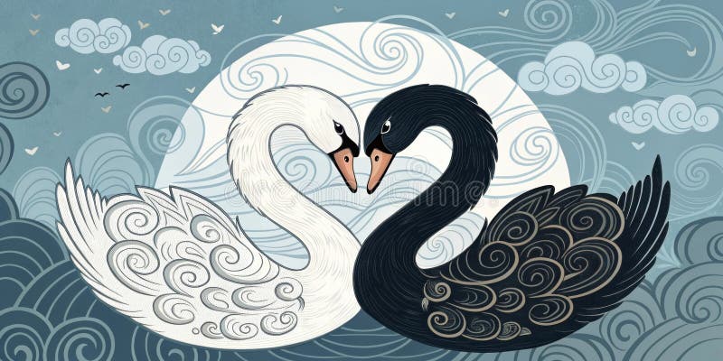 Ss in Harmony Two Intertwined Ss Depicted in a Yinyang Formation ...