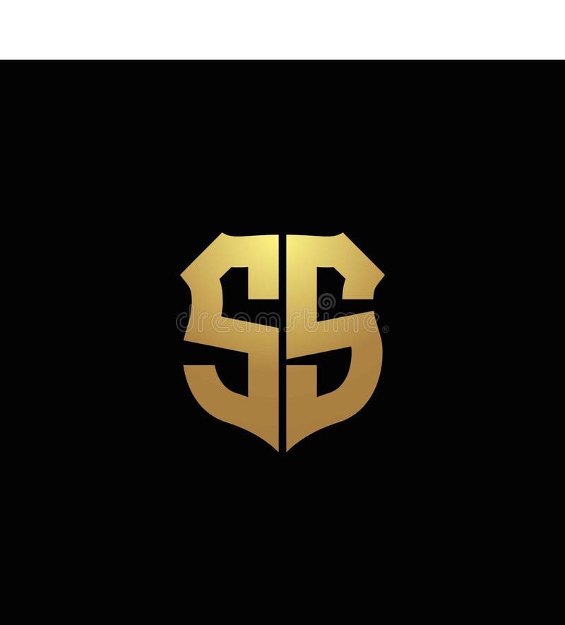 Letter S SS Shield Logo Design Simple Vector Stock Vector ... Letter S SS Shield Logo Design Simple Vector Stock Vector ...