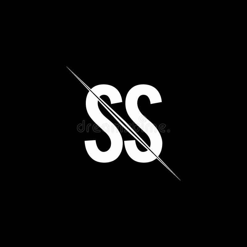 Letter S SS Logo Design Simple Vector Stock Vector - Illustration of ...