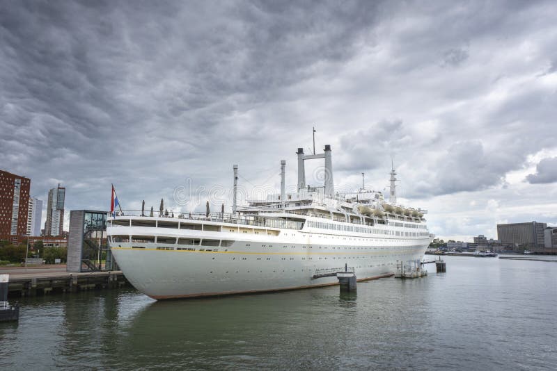 Ss Rotterdam Hotel & Restaurants Ship in Rotterdam Netherlands Stock ...