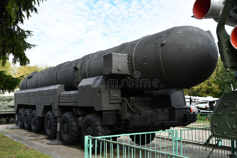 The SS-20 Saber Intermediate-range Ballistic Missile Exhibited at ...