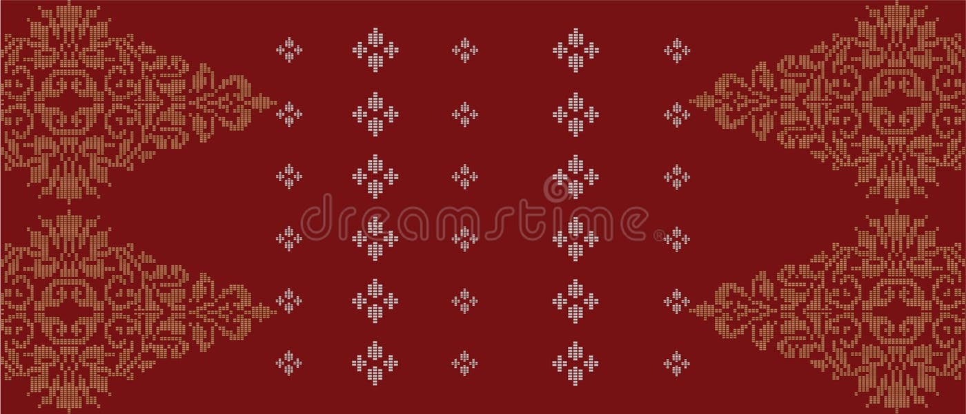 Songket Patterns Stock Illustrations – 186 Songket Patterns Stock ...