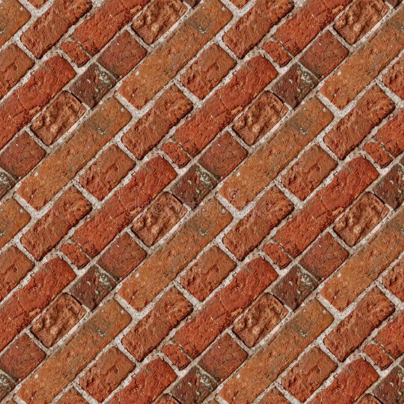 Ssamless Pattern with Old Broken Red Bricks with Paint Stock Image ...