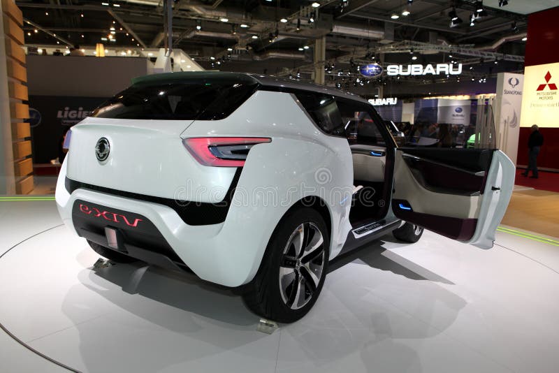 The Ssangyong EXIV Concept Car Editorial Photo - Image of event, exiv ...