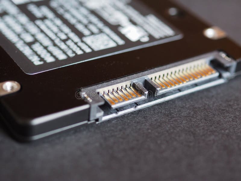 SSD Solid State Drive stock photo. Image of black, technological ...