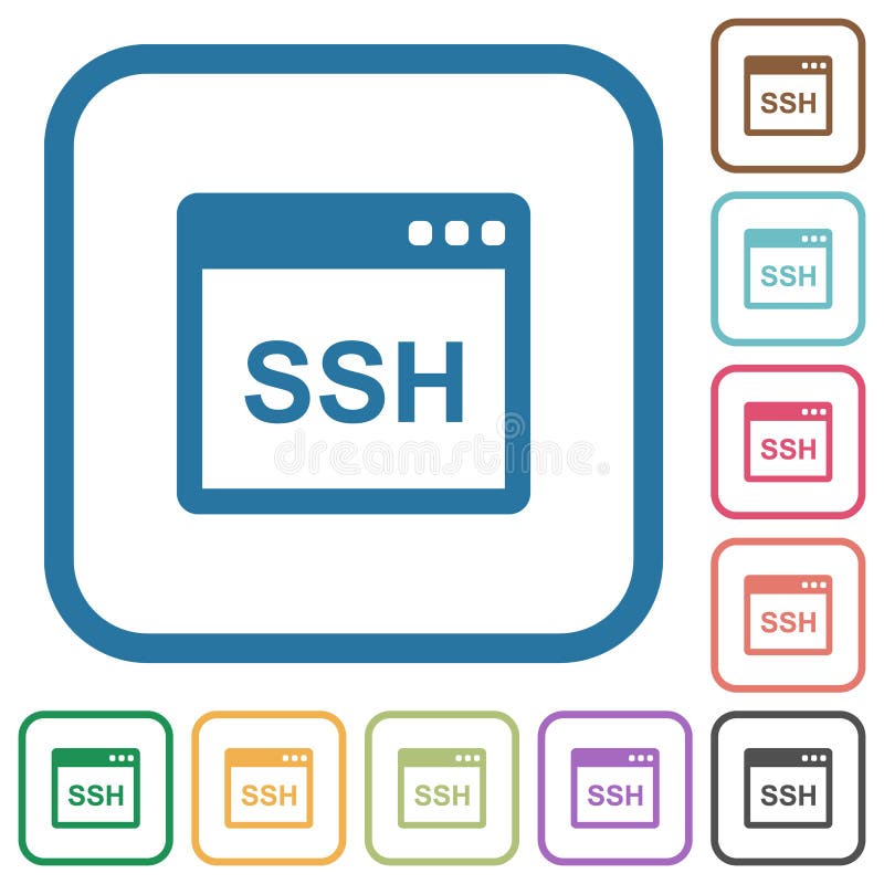 Ssh Stock Illustrations – 497 Ssh Stock Illustrations, Vectors ...