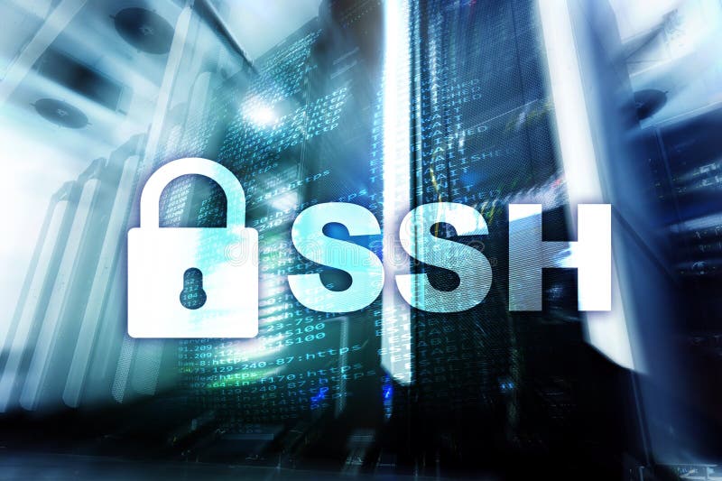 Ssh Secure Shell Network Internet Connection Server Room On 6865