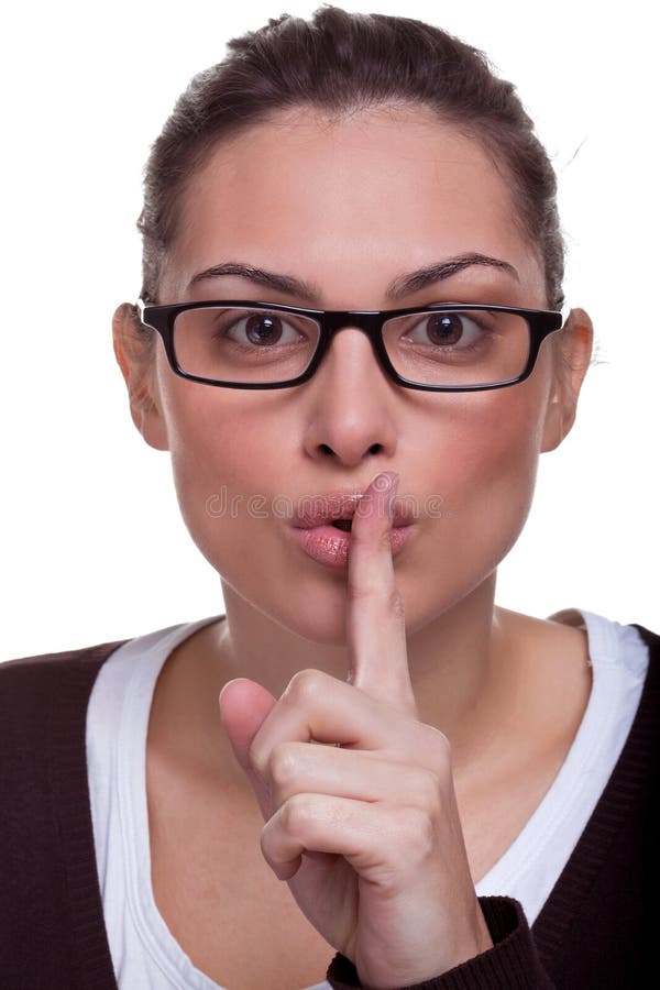 Secret stock photo. Image of hush, portrait, asian, gestures - 16243158