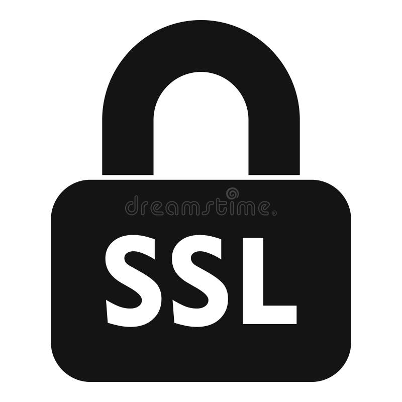 Ssl Cipher Icon Simple Vector. Lock Code Stock Vector - Illustration of ...