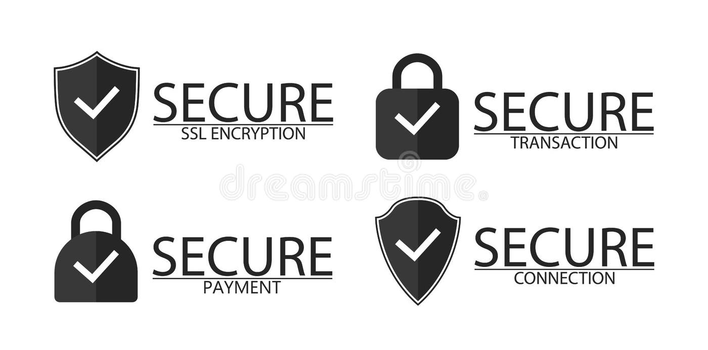 Secure Checkout Logo Stock Illustrations – 206 Secure Checkout Logo ...