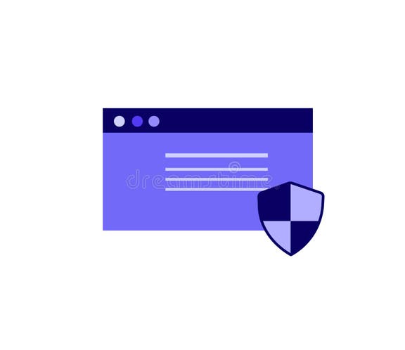 Ssl Secure Sockets Layer Security And Protection Of Site Stock Vector Illustration Of Access