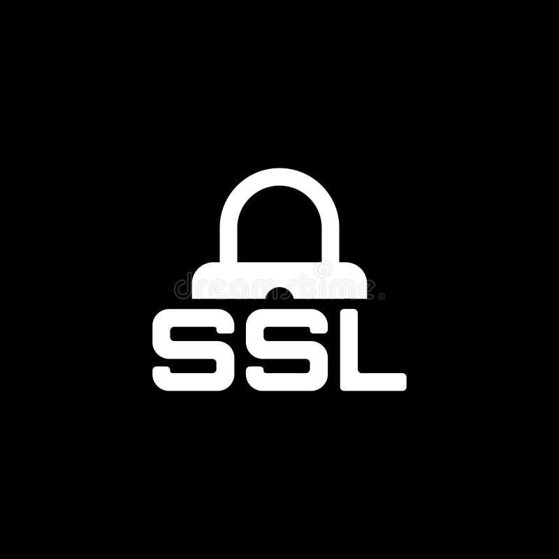 SSL Secured Icon. Flat Design. Stock Illustration - Illustration of ...