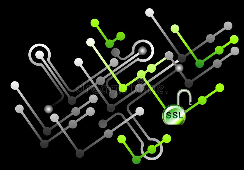 SSL - Security stock illustration. Illustration of scale - 24168274