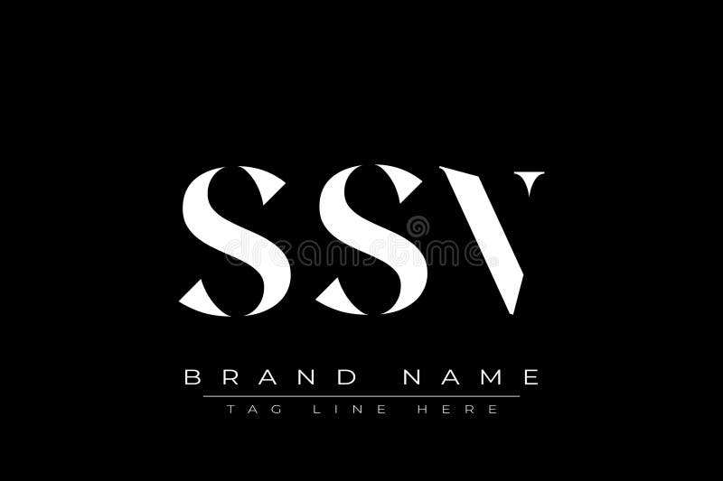 SSN Abstract Letter Logo Design Stock Vector - Illustration of design ...