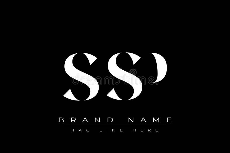 SSP Abstract Letter Logo Design Stock Vector - Illustration of element ...