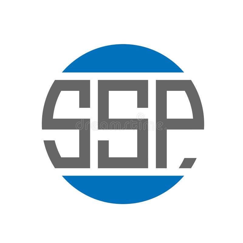 SSP Letter Logo Design on White Background. SSP Creative Initials ...