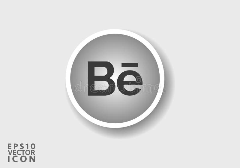 Behance Logo Vector is a Stylized Representation of the Logo Editorial ...