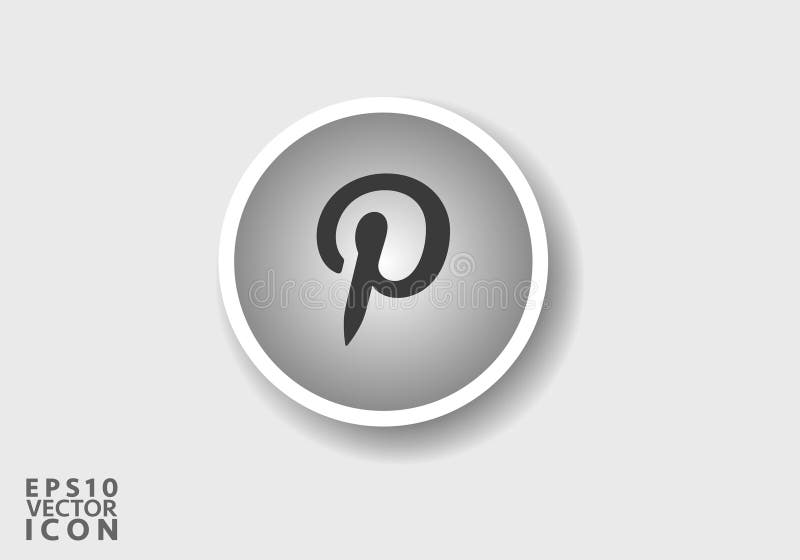 Pinterest Logo Vector is a Stylized Representation of the Logo ...