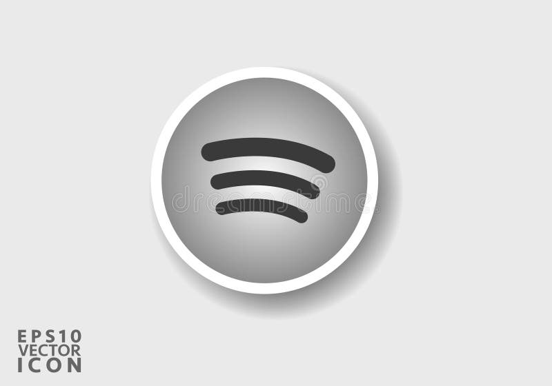 Spotify Logo Vector is a Stylized Representation Editorial Stock Image ...