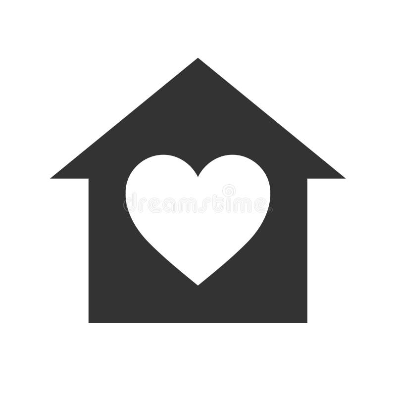 Home Love Vector Illustration. Stock Vector - Illustration of ...