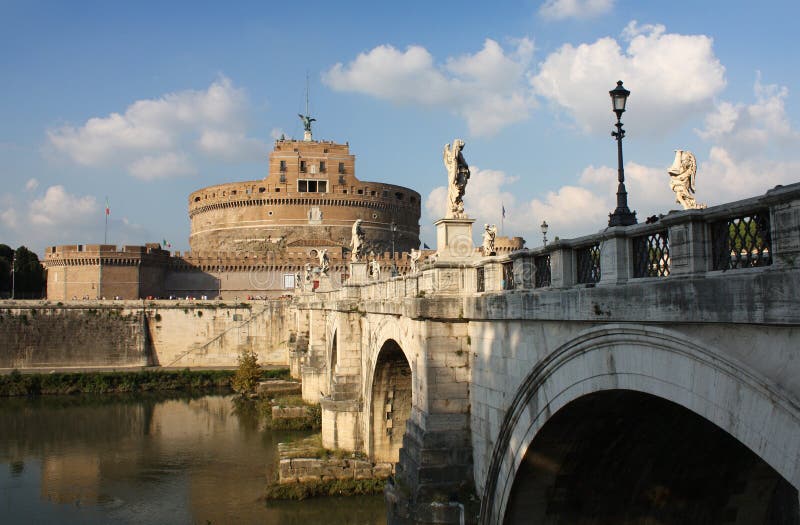 St Angel castle in Roma stock image. Image of beautiful - 27493993