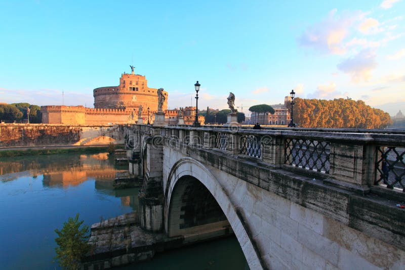 St. Angel Castle, Rome stock photo. Image of monument - 22099498