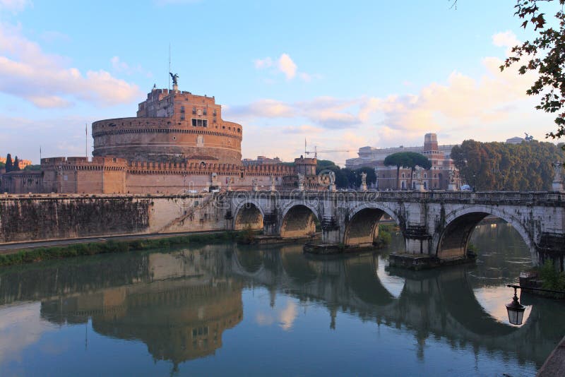 St. Angel Castle, Rome stock image. Image of antique - 24002869