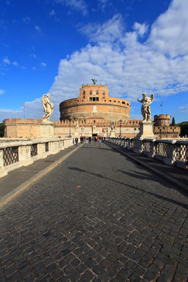 St. Angel Castle, Rome editorial photography. Image of historical ...