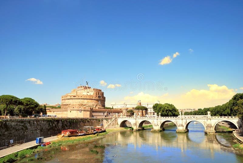 St. Angel Castle, Rome, Italy Stock Photo - Image of italy, angel: 7340418