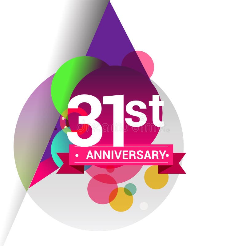 31st Anniversary Stock Illustrations – 381 31st Anniversary Stock ...