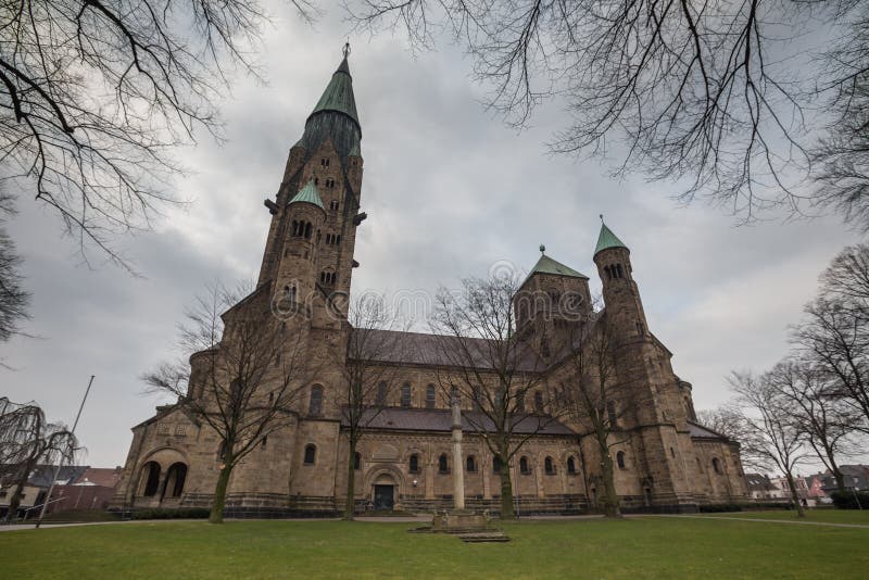 St Antonius Basilika Rheine Germany Stock Photo - Image of german ...