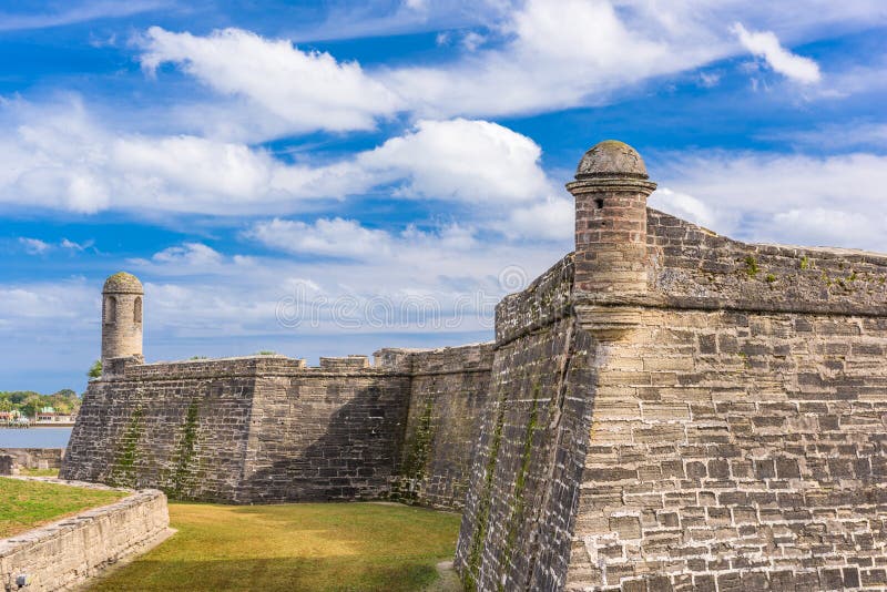 St. Augustine, Florida at the Castillo De San Marcos National Monument ...