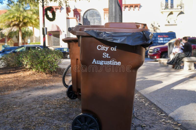 Trash Bin Dumpsters for the City of St. Augustine Keep Litter Off the ...