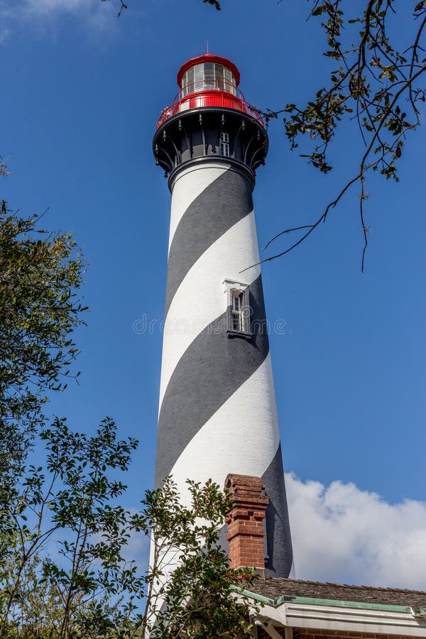 The Contrastingly Beautiful St. Augustine Lighthouse in St Augustine ...