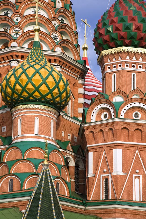 St. Basil church in Moscow stock image. Image of church - 9802585