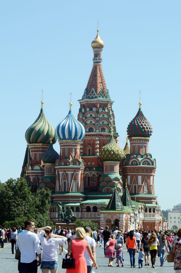 St Basil S Cathedral Moscow Red Square Editorial Photography - Image of ...