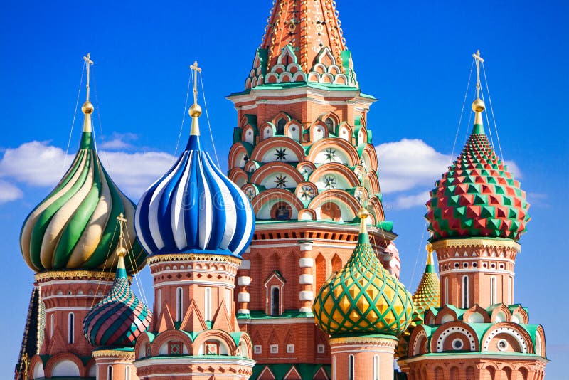 St. Basil S Cathedral on Red Square Stock Photo - Image of destinations ...